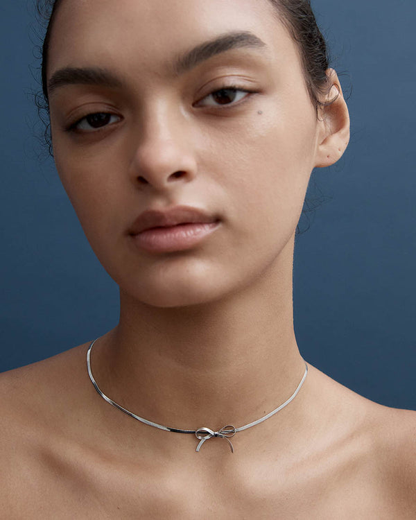 Kayla Necklace in Silver - Reliquia Collective