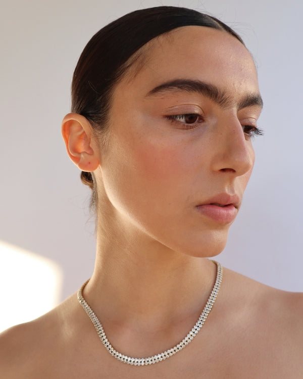 Kenneth Tennis Necklace in Gold - Reliquia Collective